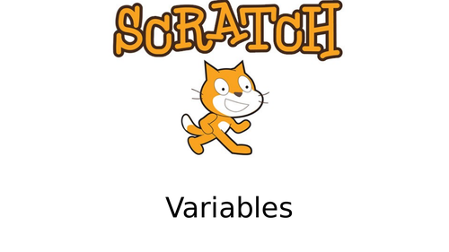 Variables in scratch | Teaching Resources