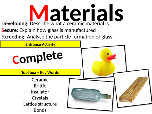 Exploring Science 9E Making materials | Teaching Resources Exploring Science 9E Making materials | Teaching Resources