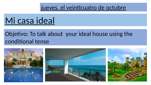 Mi casa ideal. Year 8 | Teaching Resources