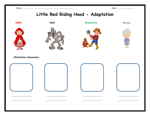 Little Red Riding Hood - Story Adaptation | Teaching Resources