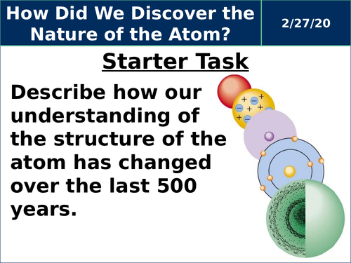 AQA A Level Physics Nuclear Physics Lesson 1 Discovery of the Nucleus ...