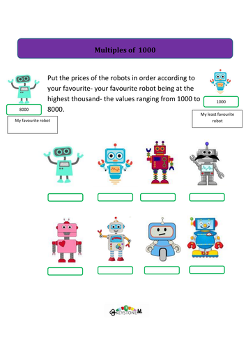 multiples of 1000 | Teaching Resources