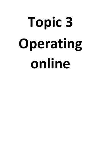 Edexcel IGCSE ICT Topic 3 Revision Notes | Teaching Resources Edexcel IGCSE ICT Topic 3 Revision Notes | Teaching Resources