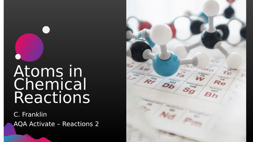 Atoms in Chemical Reactions | Teaching Resources