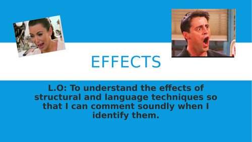 Effects of language, methods, techniques - reader's response - AO2 AQA ...