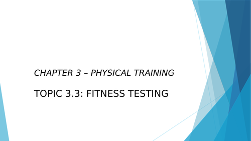 Fitness Testing | Teaching Resources Fitness Testing | Teaching Resources