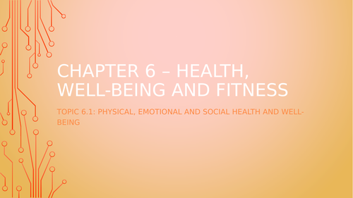 Physical Social Emotional Needs