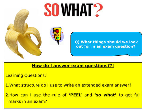 PEEL Technique in Geography | Teaching Resources