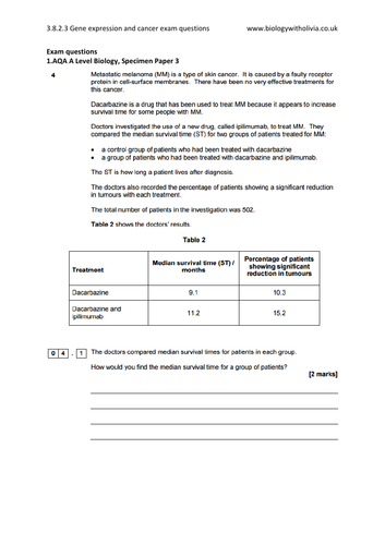 Gene Expression Practice Exam Questions Gene Expression Practice Exam Questions