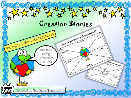 Creation Stories Worksheet - Religious Studies | Teaching Resources