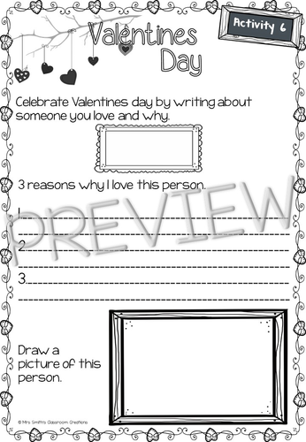February writing journak (booklet) | Teaching Resources