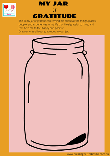 My Jar of Gratitude | Teaching Resources