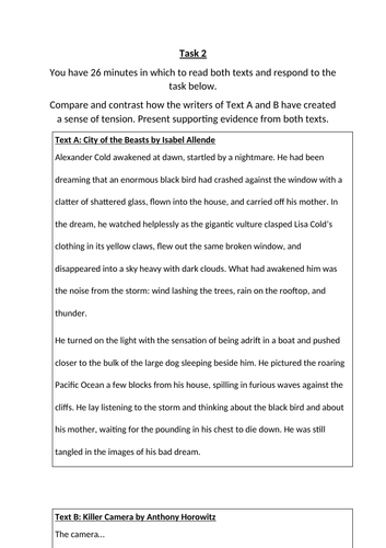 CCEA GCSE English Language: Unit 4 Comparing Literary Texts | Teaching ... CCEA GCSE English Language: Unit 4 Comparing Literary Texts | Teaching ...