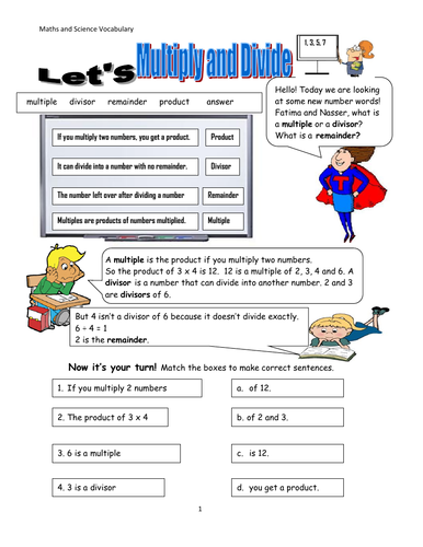Multiply and Divide | Teaching Resources