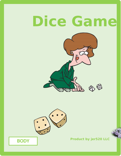 Body Dice Game | Teaching Resources