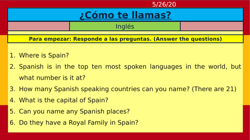 Viva 1 second edition Spanish Module 1 | Teaching Resources Viva 1 second edition Spanish Module 1 | Teaching Resources