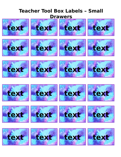 Editable teacher toolbox labels | Teaching Resources Editable teacher toolbox labels | Teaching Resources