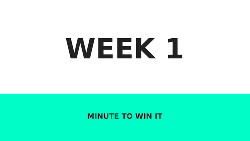 'Minute to win in' - fun 3 week PE unit - remote learning | Teaching ...