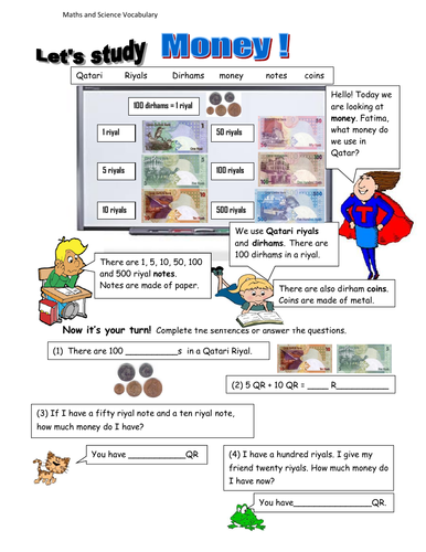 Money in Qatar! | Teaching Resources