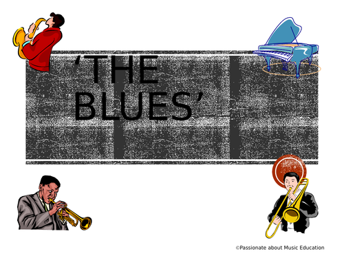 The Blues Scale Lesson 1 powerpoint | Teaching Resources