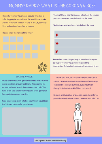 Primary School Resource: What is the Corona Virus? | Teaching Resources