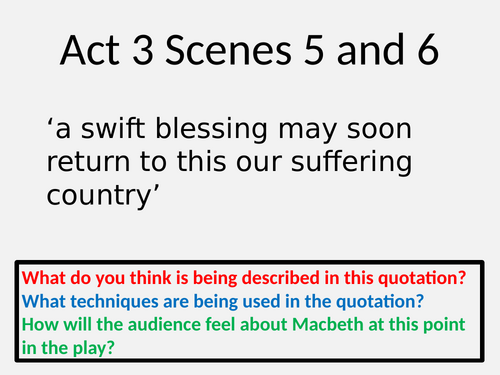 Macbeth Act 6
