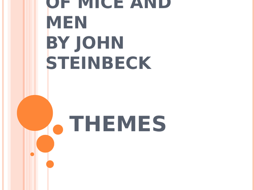 Of Mice and Men essay writing | Teaching Resources