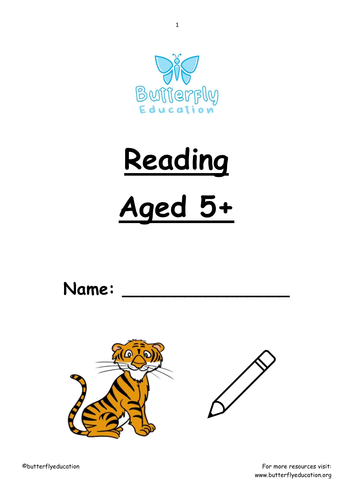 5+ Reading First Words Workbook | Teaching Resources