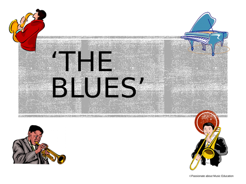 learning the Blues chord sequence powerpoint | Teaching Resources