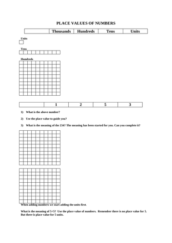 Place Value of Numbers - Suitable for KS2 Pupils | Teaching Resources