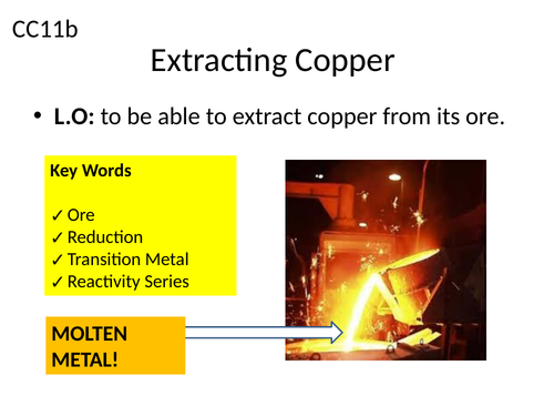 Extracting metal ores Gd4-7 | Teaching Resources