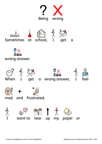 Being wrong social story | Teaching Resources
