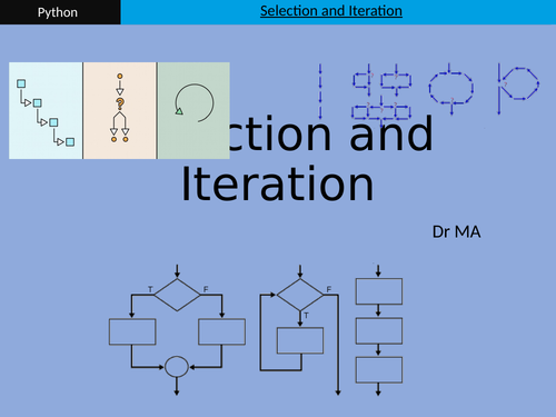 Python selection iteration | Teaching Resources Python selection iteration | Teaching Resources