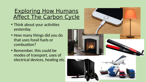 KS3 How Humans Affect the Carbon Cycle | Teaching Resources