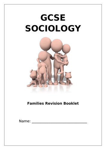 GCSE AQA Sociology Families Revision Booklet | Teaching Resources GCSE AQA Sociology Families Revision Booklet | Teaching Resources