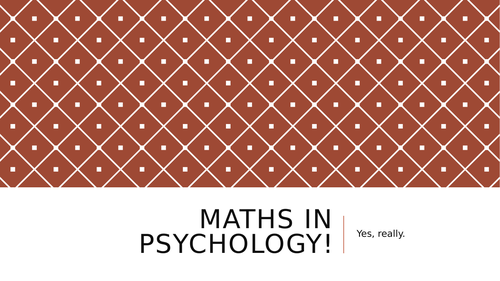 AQA Psychology Maths Content Revision Research Methods | Teaching Resources