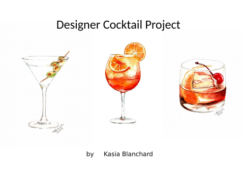 Designer Cocktails | Teaching Resources