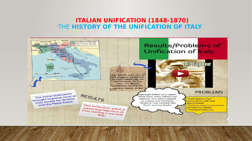 Italian Unification : causes, and significance of the unification ...