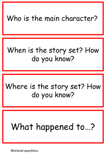 Reading Questions | Teaching Resources