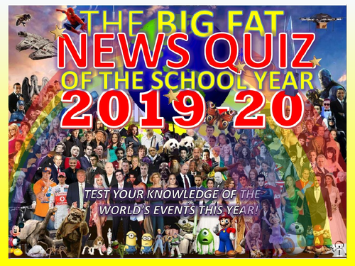 The Big Fat News Quiz of the School Year 2019-2020 End of Summer Term ...