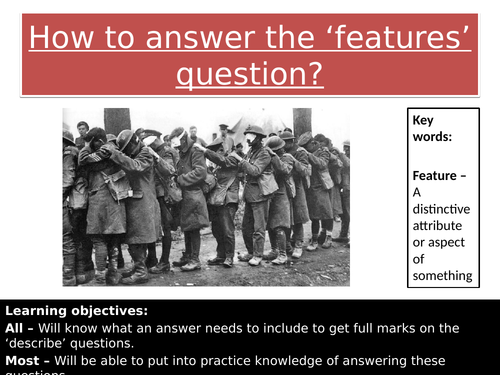 Lesson: Exam Skills - How to answer the ‘features’ question? | Teaching ...