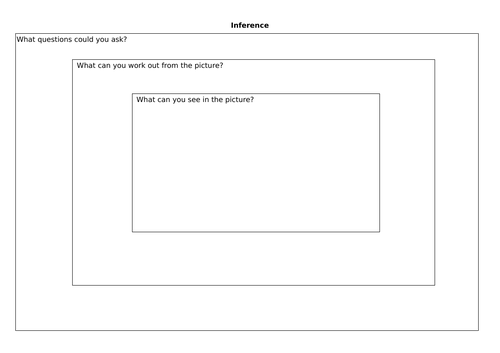 Blank Inference Grid | Teaching Resources