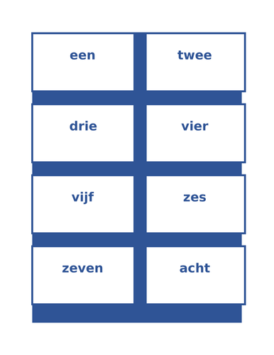 Nummers (Numbers in Dutch) Math Activities | Teaching Resources
