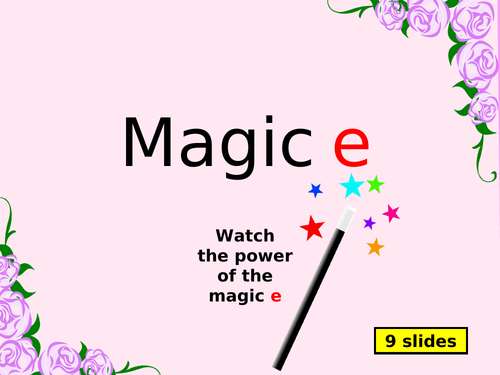 The Magic e - PowerPoint | Teaching Resources