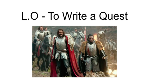 How to Write a Quest | Teaching Resources