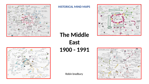 Historical Mind Maps - MiddleEast 1900-1991 | Teaching Resources