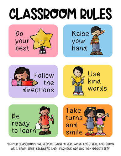 {{FREEBIE}} - Classroom Rules Poster #2 | Teaching Resources