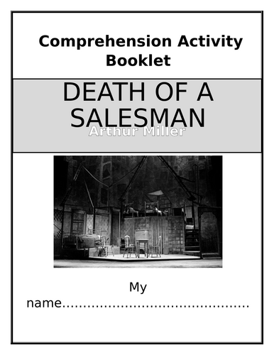 Death of a Salesman Comprehension Activities Booklet! | Teaching Resources
