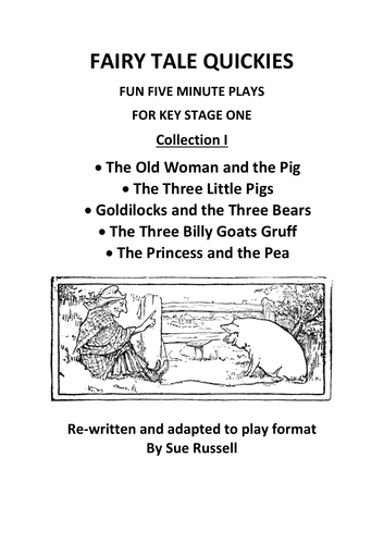5 minute Fairy Tale Plays for KS I | Teaching Resources