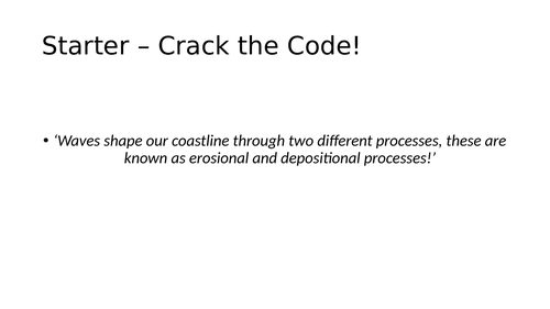 How do Waves Shape the Coastline - Longshore Drift | Teaching Resources